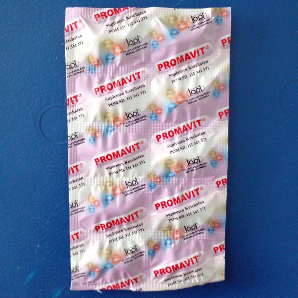Jual Promavit (1 Strip = 10 pcs) | Shopee Indonesia