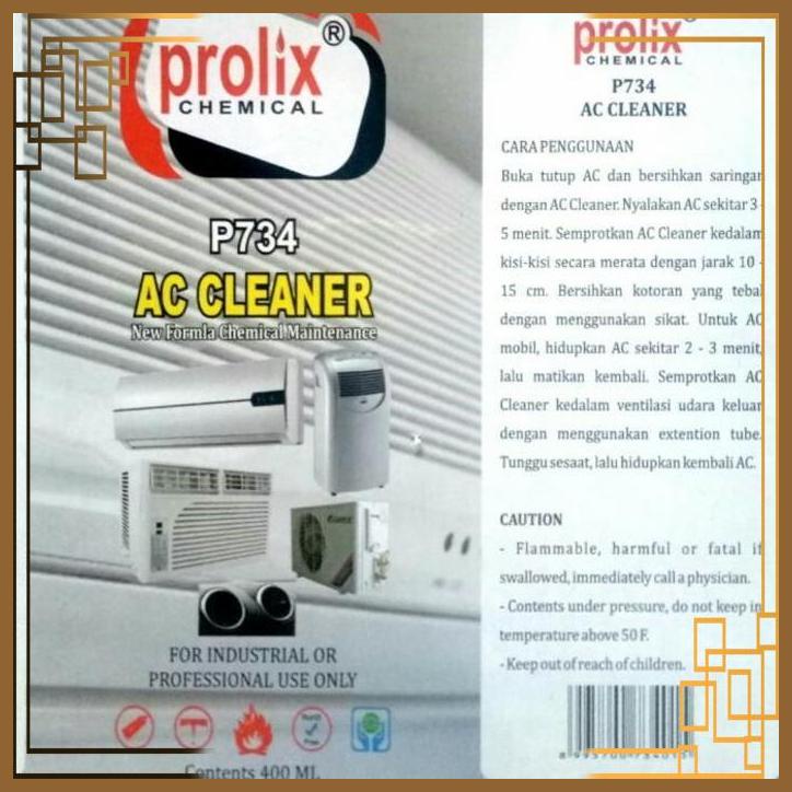 Jual Prolix Ac Cleaner Spray Prolix / Pembersih Ac Ac Split Ac Mobil ...