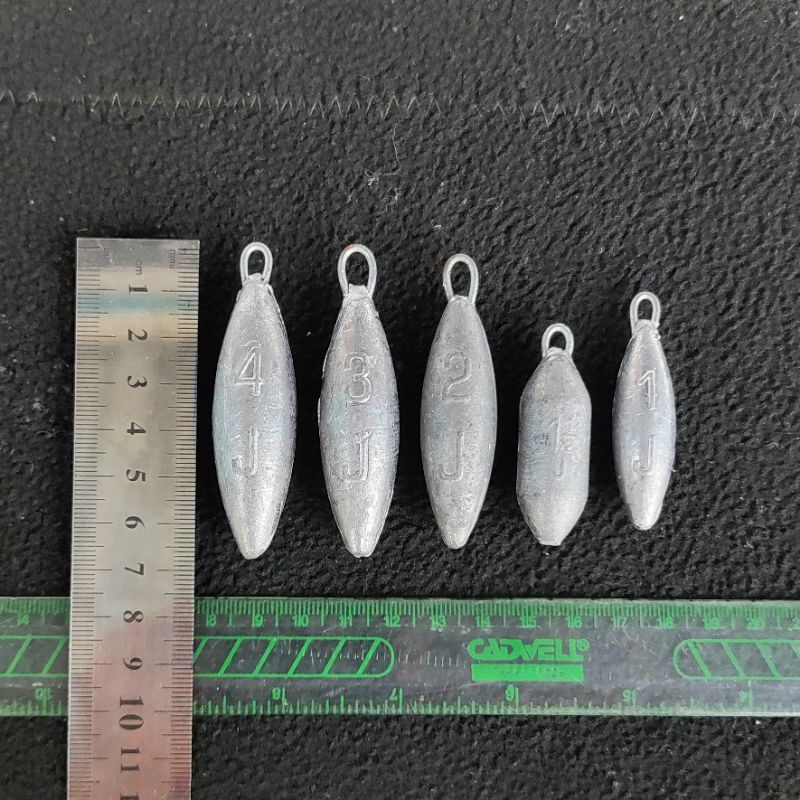 Jual Timah/Timbel/Bandul/ Pemberat Pancing Model J ~ Jantung & Apollo ...