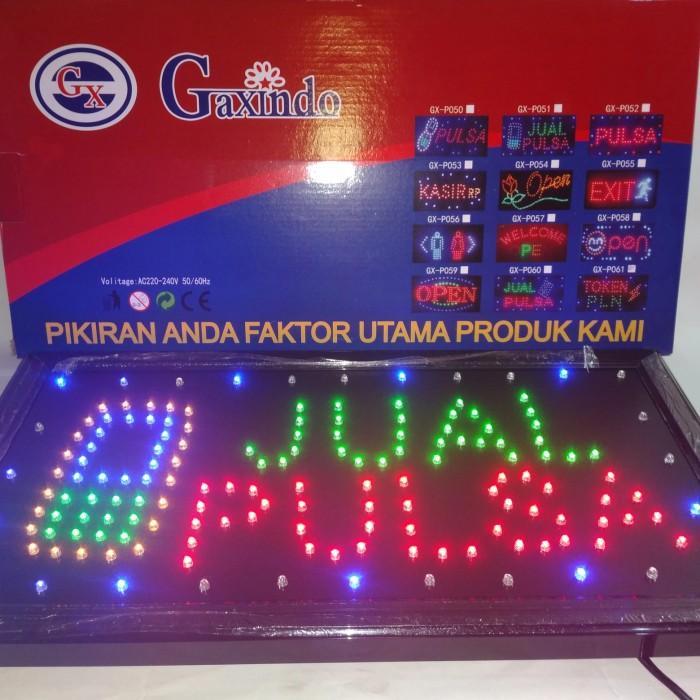Jual Papan Tulisan Lampu Led Gaxindo(Jual Pulsa) | Shopee Indonesia