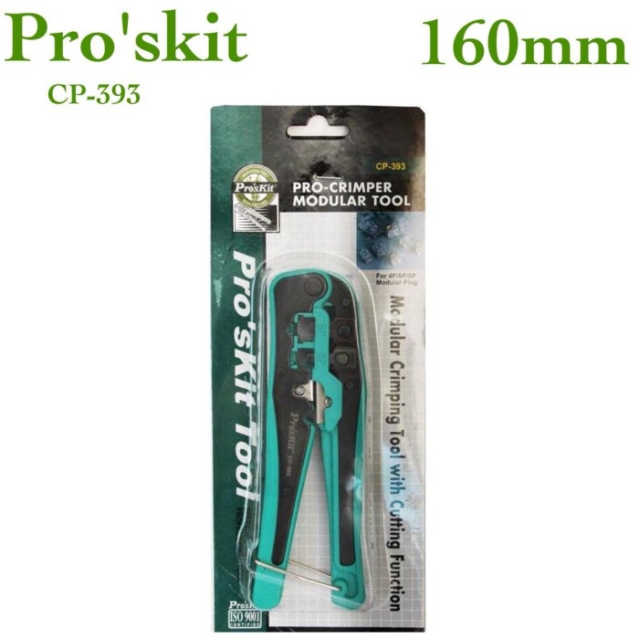 Jual PROSKIT CP-393 PRO-CRIMPER MODULAR TOOL (160MM) = TANG CRIMPING ...