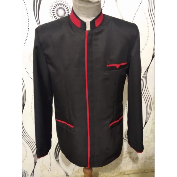 Jual jasko hitam lis merah bisa COD pakai lapisan dalam dan pakai busa ...