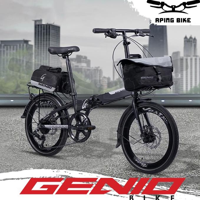 Jual Sepeda Genio Vesta 1.0 20 Sepeda Lipat Dewasa Folding Bike 20 Inch | Shopee Indonesia