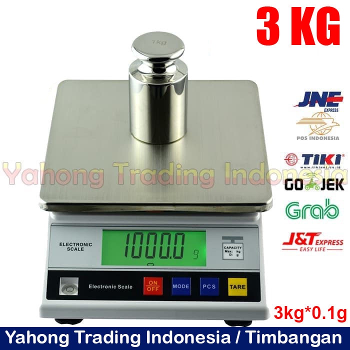 Jual Bg0336 Timbangan Dapur Dital Electronic Balance Scale 3Kg .1G | Shopee Indonesia