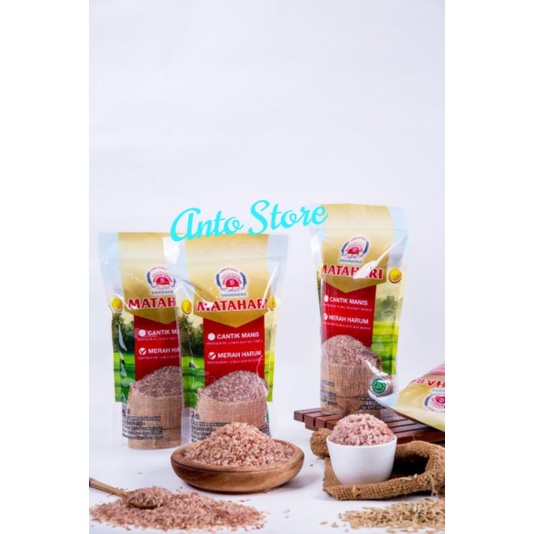 Jual Beras Merah Harum Manis Matahari | Shopee Indonesia