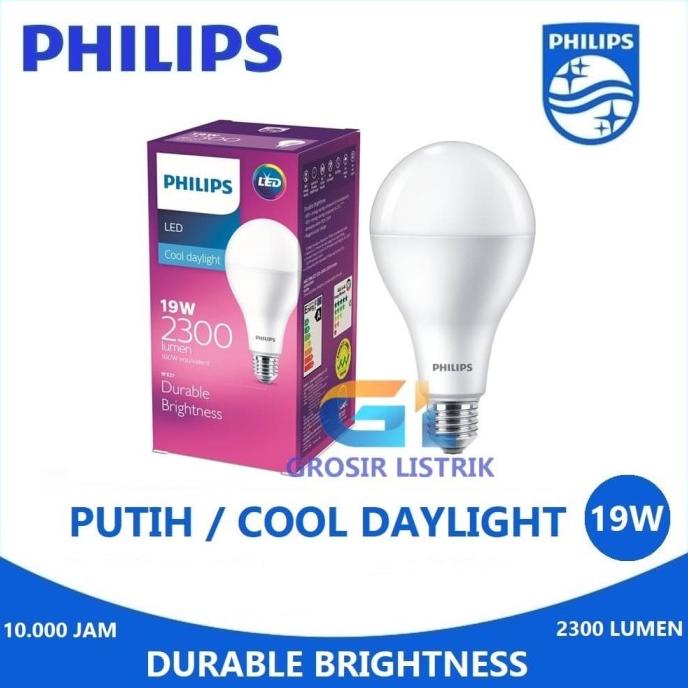 Jual Lampu Philips LED 19W Putih Cool Daylight 6500K (19 Watt W) Grosir ...