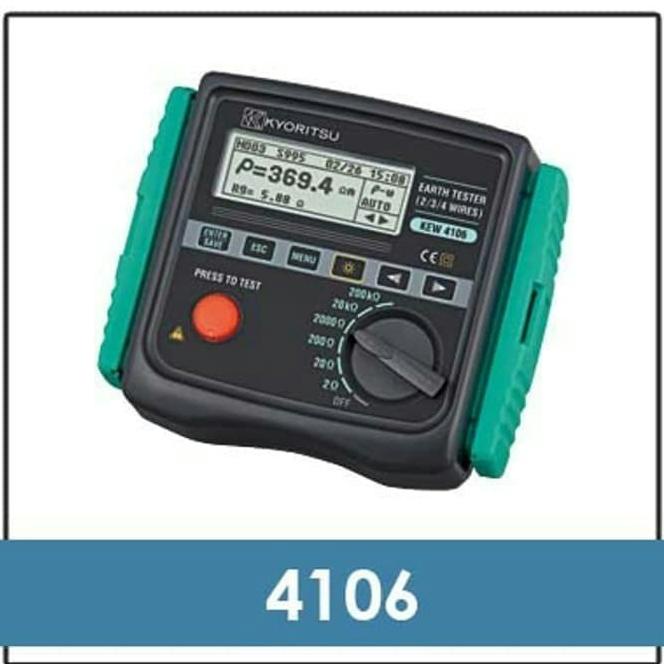 Jual Kyoritsu 4106 Digital Earth Tester Meter Grounding Resistance ...