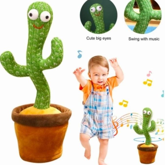 Jual Mainan Tanaman Kaktus Joget Meniru Suara | Shopee Indonesia