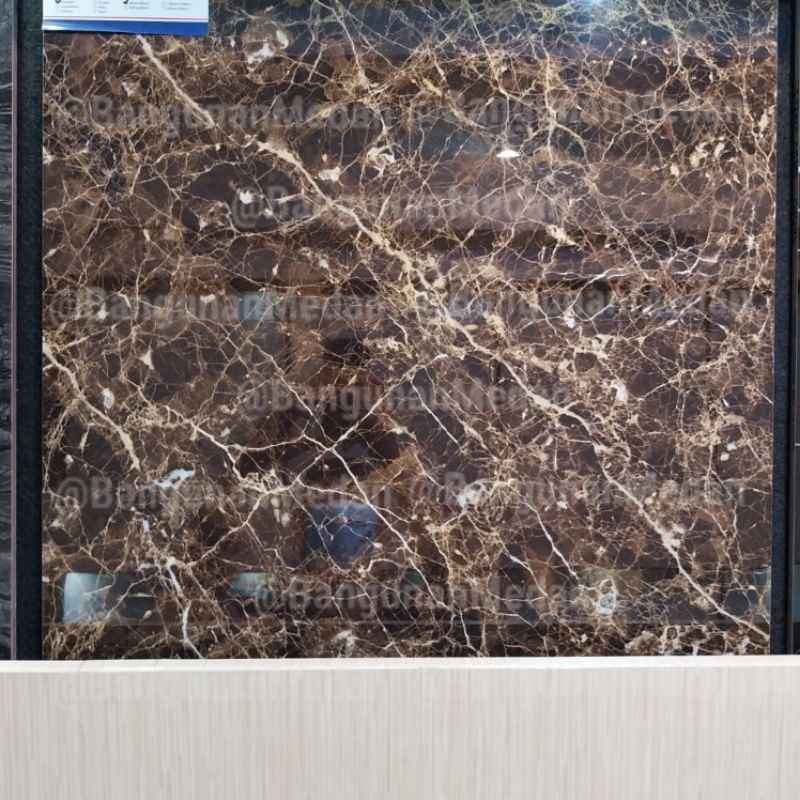 Jual GRANIT KW1 HITAM CORAK TERBARU LANTAI 60X60 KILAT GLOSSY MOTIF ...