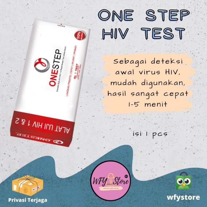 Jual Alat Test Deteksi HIV ONE STEP HIV TEST (alat tes) | Shopee Indonesia