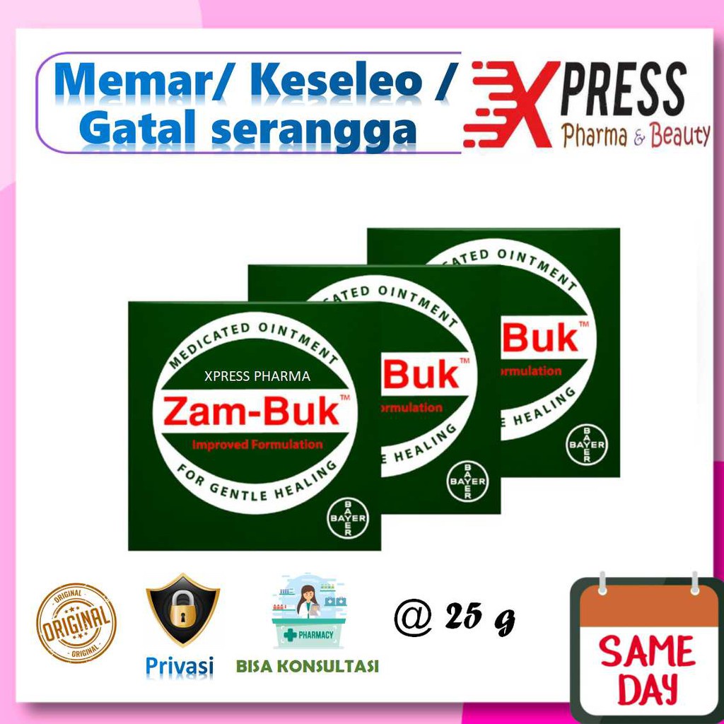 Jual ⚡XPRESS⚡ Zambuk Medicated Ointment sambuk Salep Bayer Zam Buk BPOM ...