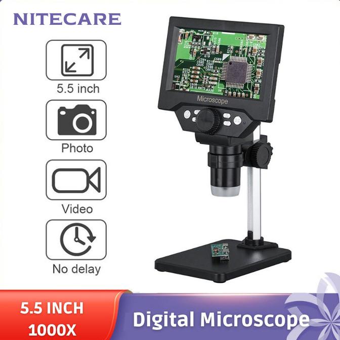 Jual Mikroskop Digital 1000X Industrial Microscope Kamera Video ...