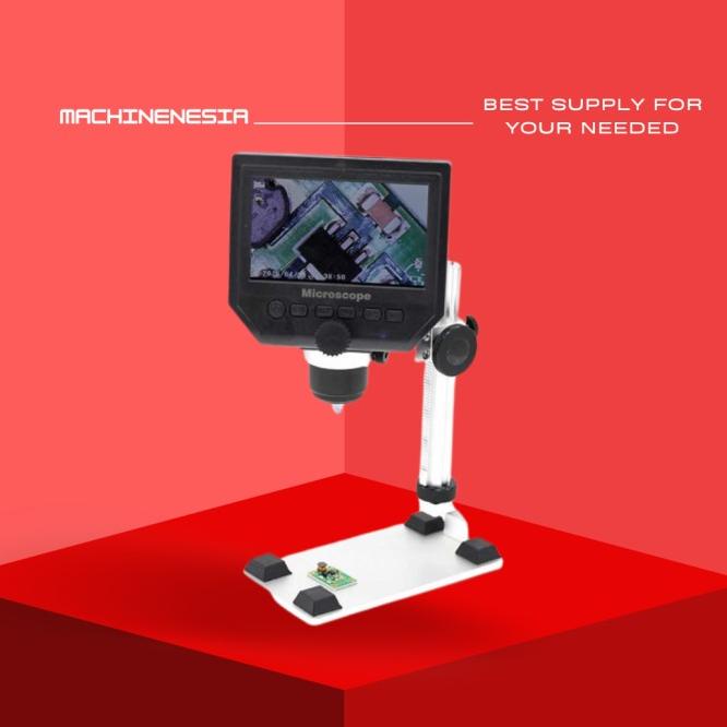 Jual Microscope Digital Dengan Layar Lcd 3.6Mp 600X Stand Besi / Mikroskop | Shopee Indonesia