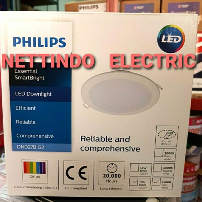 Jual DOWNLIGHT LED PHILIPS 18 WATT PANEL LED DN027B G2 18W 7" 18 W 7 ...