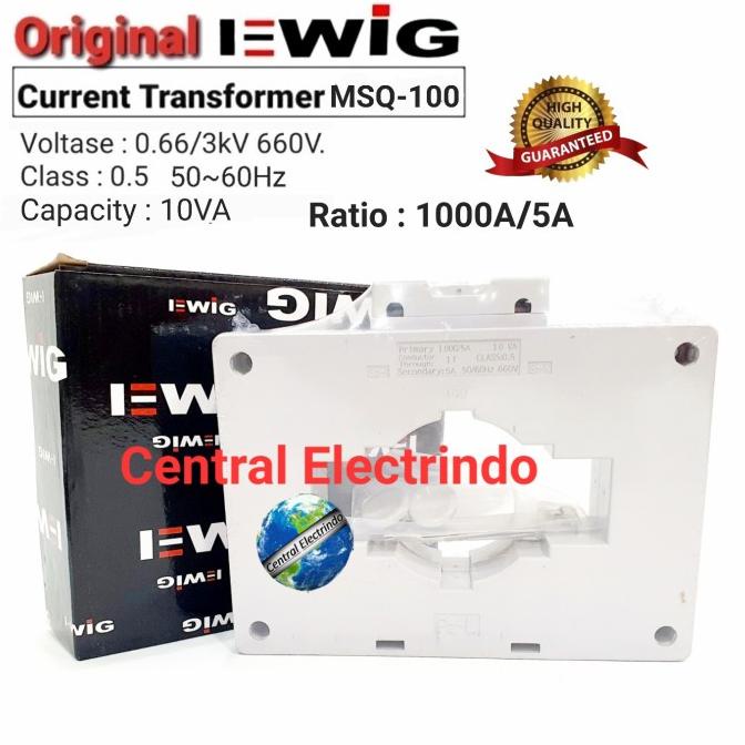 Jual Current Transformer Ct 1200/5A Msq-100 Ewig/Bigm. | Shopee Indonesia