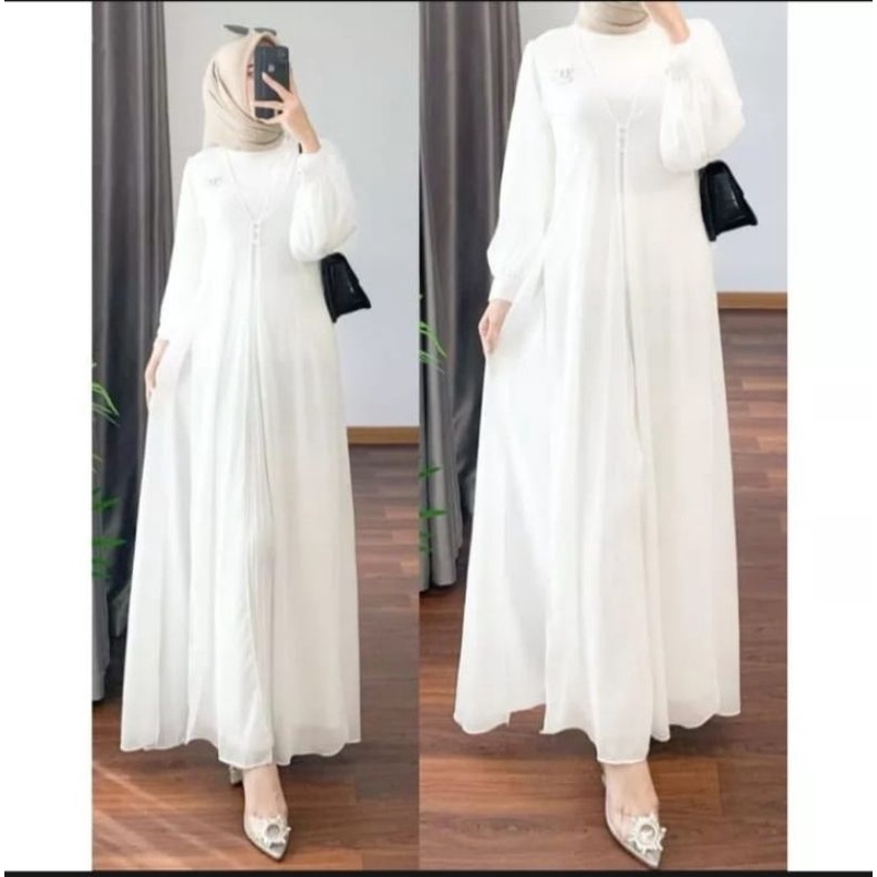 Jual Della Outer Kancing Terbaru//Outer Ceruty Berkancing//Outer Cantik ...