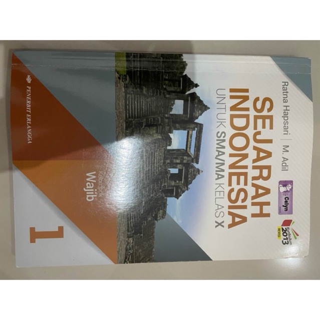 Jual BUKU SEJARAH INDONESIA WAJIB KELAS 10 PENERBIT ERLANGGA | Shopee Indonesia
