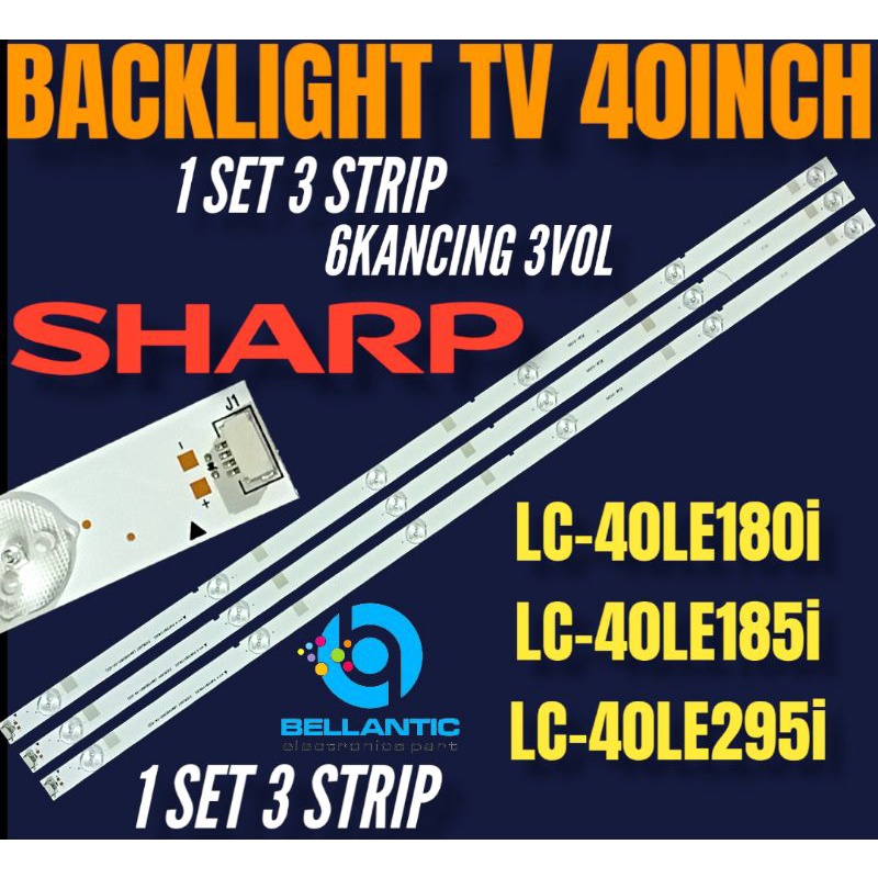 Jual BACKLIGHT TV LED SHARP 40 INCH LC40LE180i LC40LE185i LC50LE295 ...