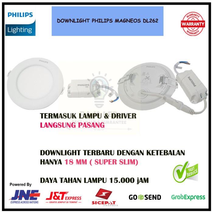 Jual PHILIPS DL262 MAGNEOS 6W D100 4" - LED Downlight Super Slim | Shopee Indonesia