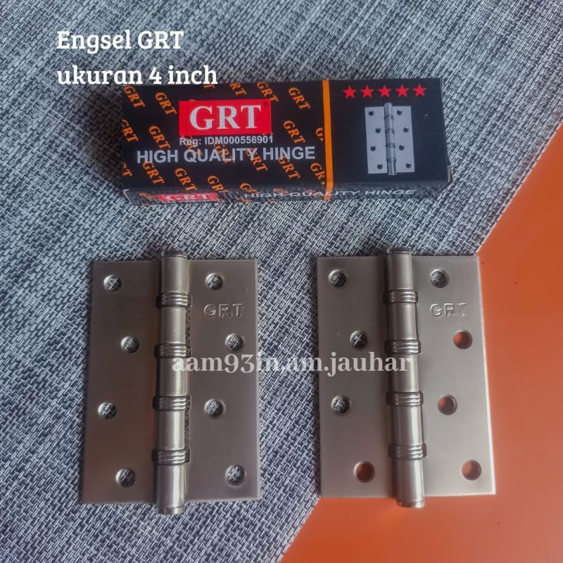 Jual engsel pintu engsel jendela engsel 4 inchi 4 x 3 inchi merek GRT ...