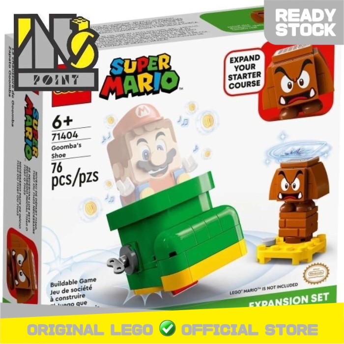 Jual LEGO 71404 - Super Mario - Goomba's Shoe - Expansion Set | Shopee ...
