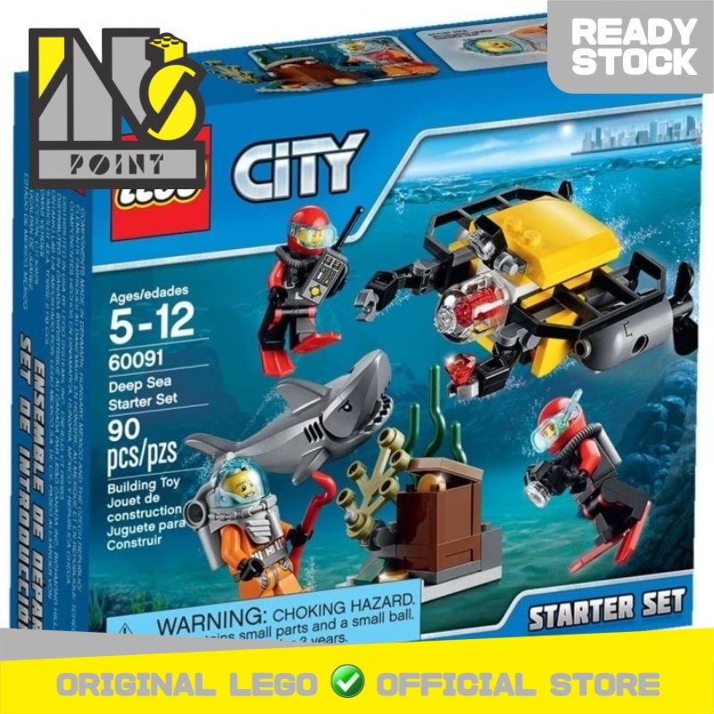 Jual LEGO 60091 - City - Deep Sea Starter Set | Shopee Indonesia