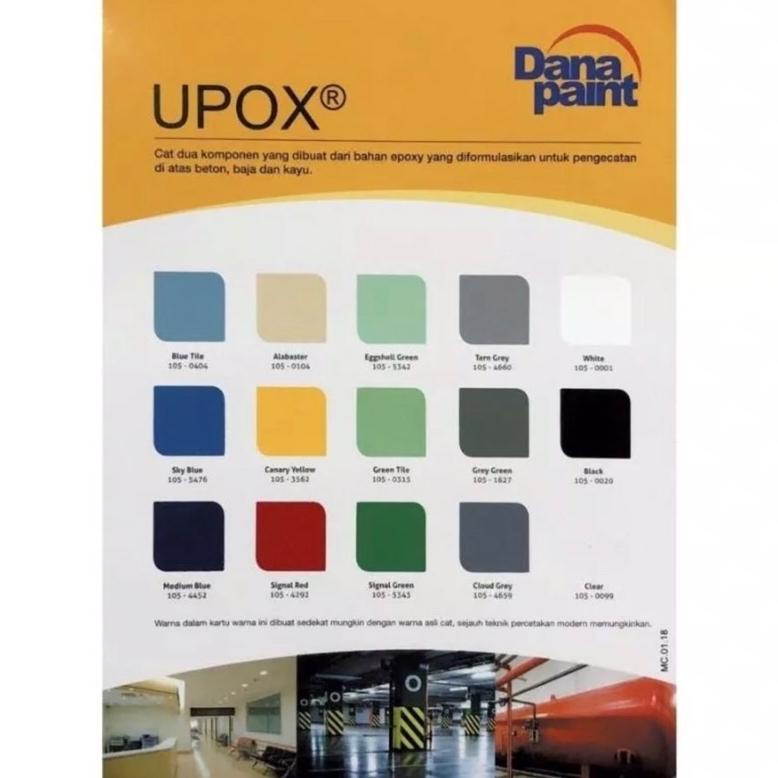 Jual ( BISA COD ) CAT LANTAI EPOXY UPOX DANAPAINT 1LTR / FLOOR COATING ...
