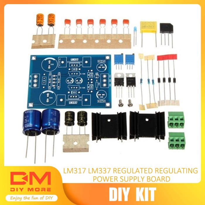 Jual Promo!!! Lm317 Lm337 Modul Power Supply Regulator Adjustable Ac ...