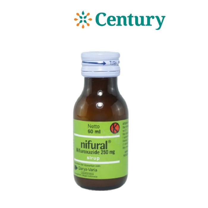 Jual NIFURAL 250MG SYRUP 60 ML / NIFUROXAZIDE / DIARE ANAK / INFEKSI ...