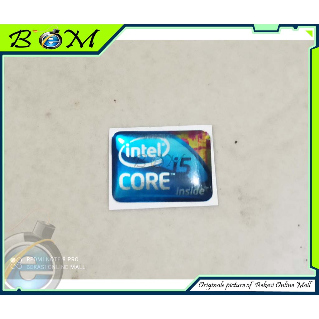 Jual Sticker stiker Logo timbul processor intel core i5 gen 1 | Shopee ...
