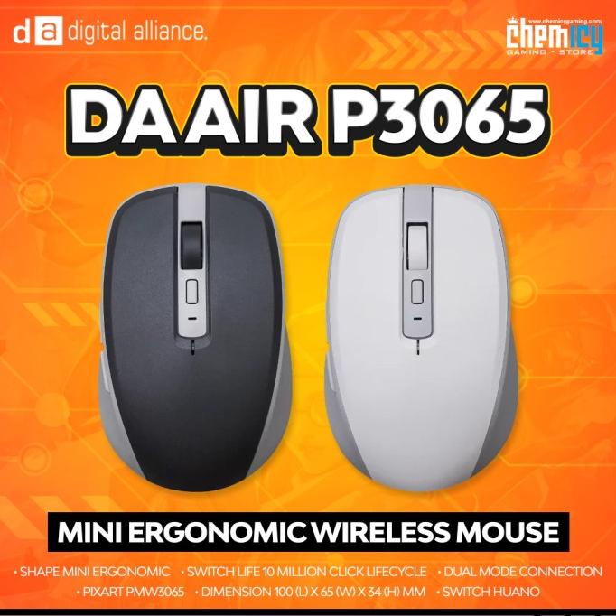 Jual Digital Alliance DA Air P3065 Mini Ergonomic Wireless Mouse ...