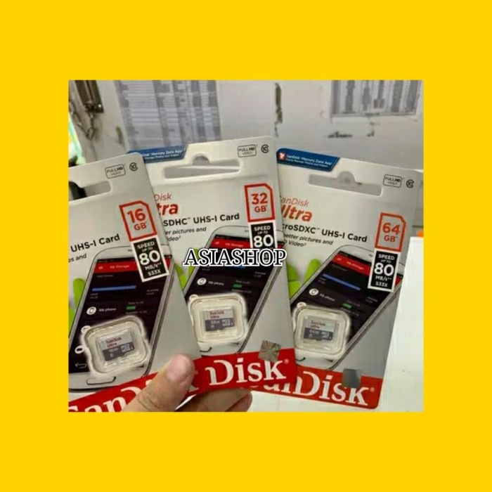 Jual Memori Card Sandisk 32 GB 80 mbps Murmer!!100% Original Sandisk | Shopee Indonesia