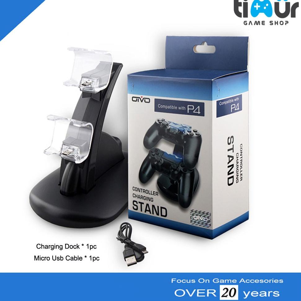 Jual SHOPEE OIVO Dual Charging Dock Stand Stik Stick PS4 Wireless ...
