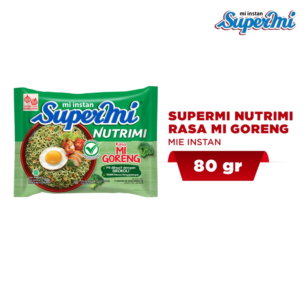 Jual Supermi Nutrimi Rasa Mi Goreng | Shopee Indonesia