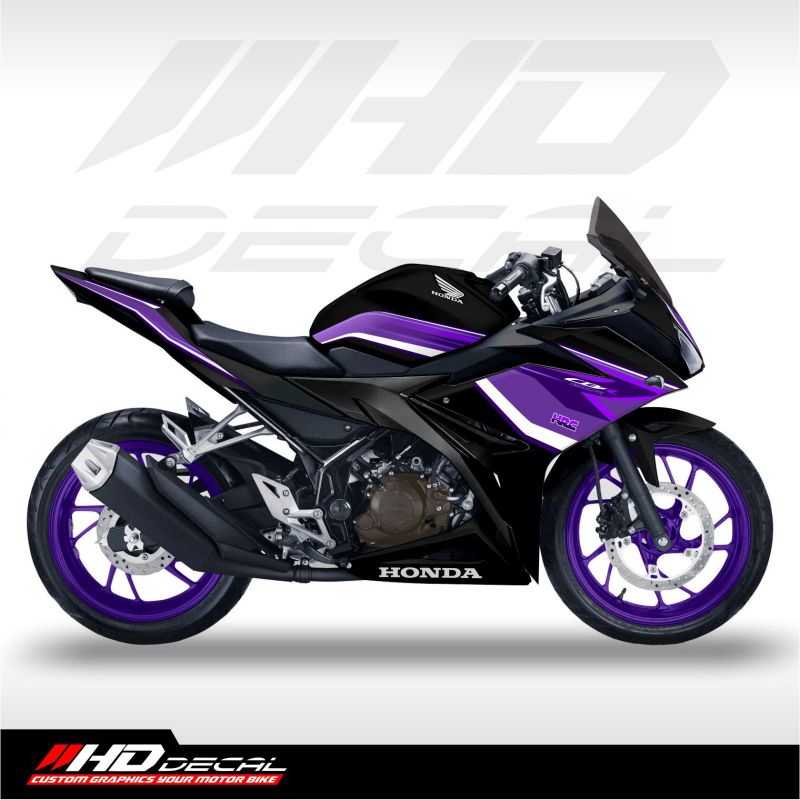 Jual striping CBR model livery RR fireblade custom versi purple ...