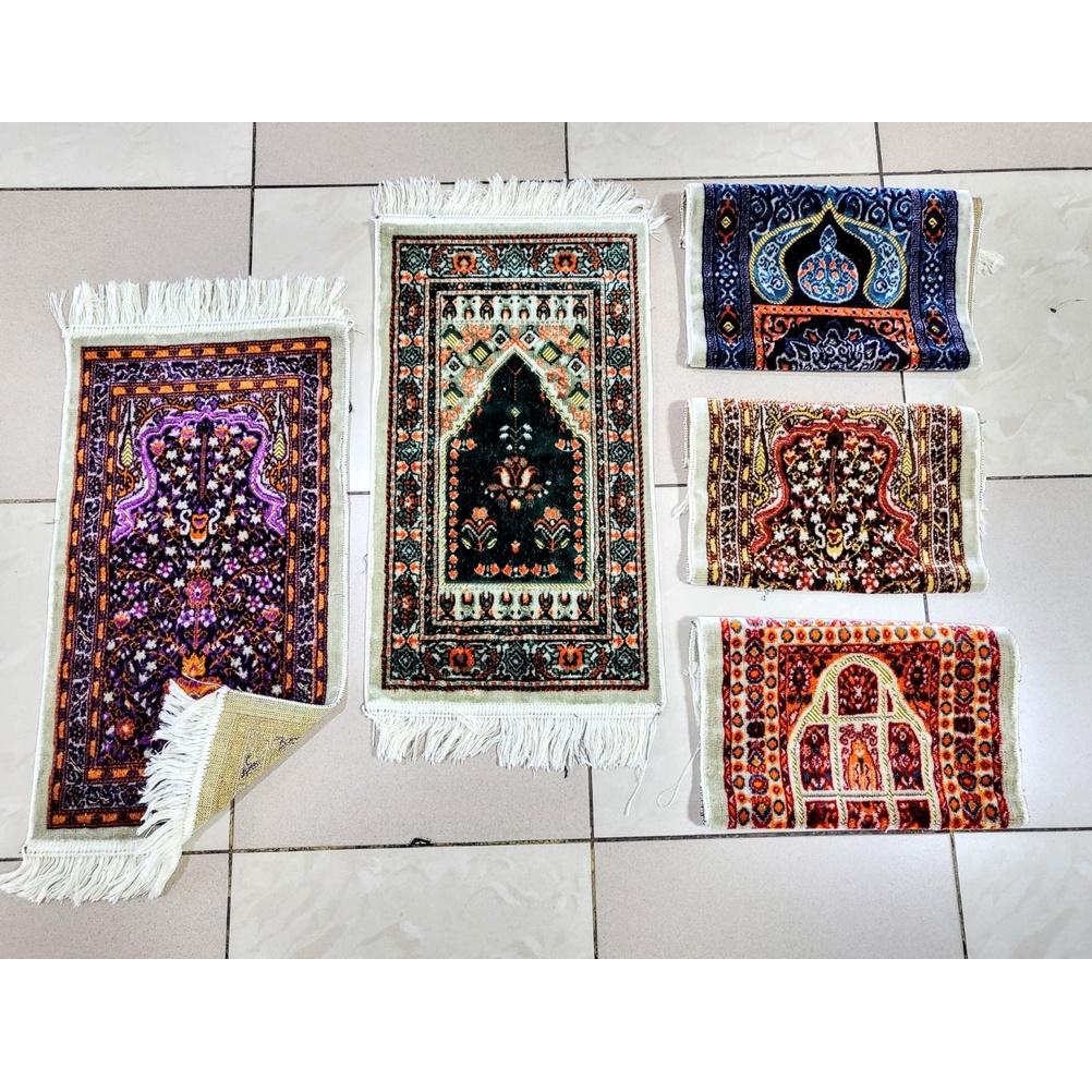 Jual Shopee Mall Bonus Mini Gold Sajadah Anak Kepala 3/4 Karpet Turki ...
