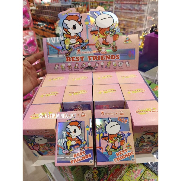 Jual MINISO 🆕 Blind Box Figure TOKIDOKI x TUZKI Themes BEST FRIENDS ...