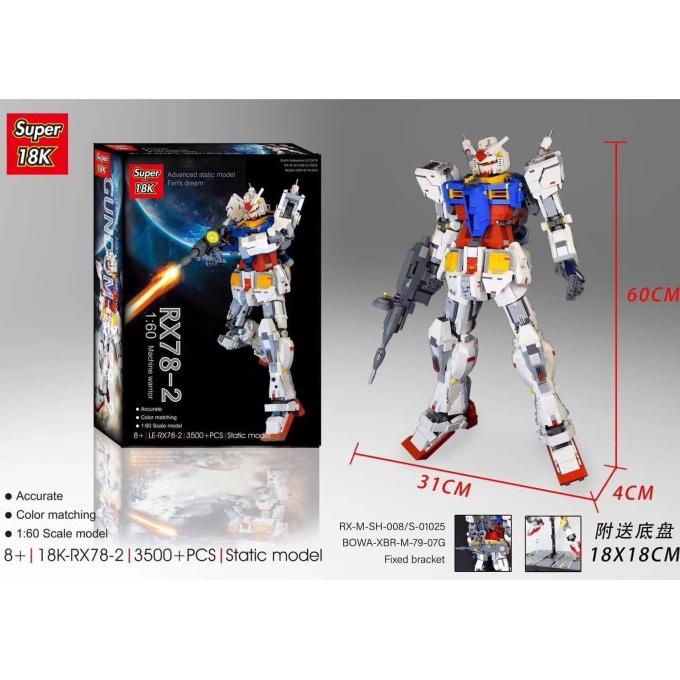 Jual Must Have!! 1/60 Rx 78-2 Gundam Super 18K Bricks Lego Terbaru ...