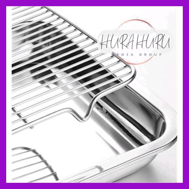 Jual Cooling Rak Dan Wadah Peniris Makanan Gorengan Minyak Bahan ...