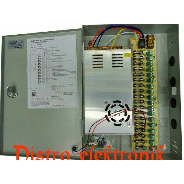 Jual Power Supply Sentral Box 12V 50A High Power 50 Ampere 12 Volt PSU ...