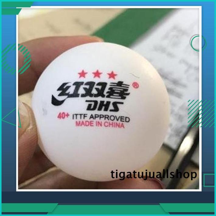 Jual PRODUK BARU BOLA PING PONG TENIS MEJA DHS 3 BINTANG 40 MM PUTIH ISI 6 BEBAS ONGKIR | Shopee ...