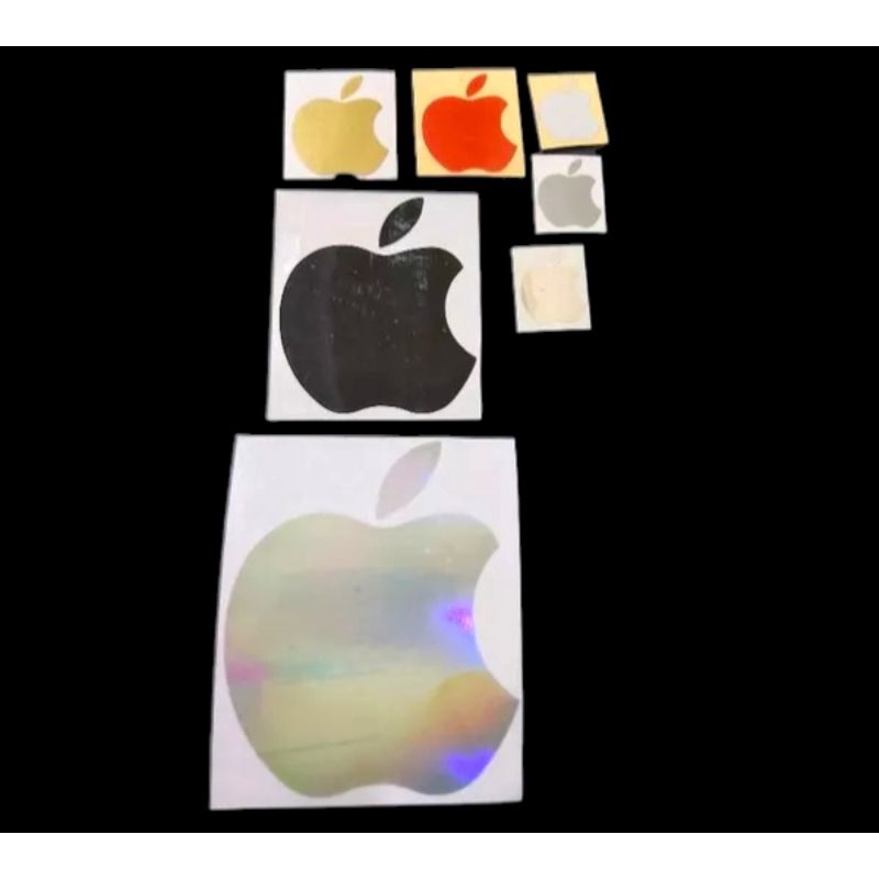 Jual STICKER LOGO APLE IPHONE STICKER HP LAPTOP MOTOR MOBIL CUTTING ...