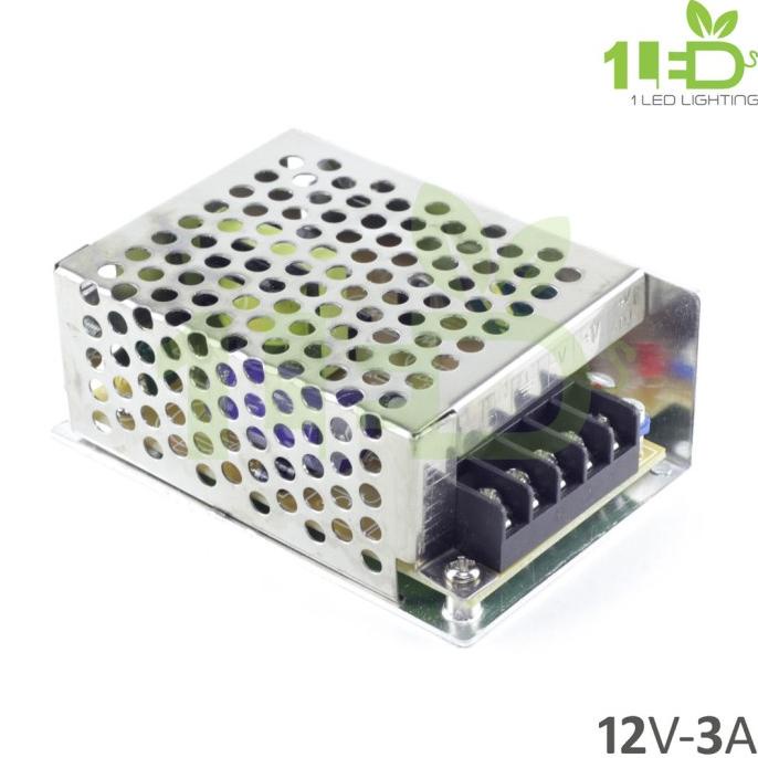 Jual Power Supply Adaptor Switching Led 12V 3A 12 V Volt 12 Volt 3 A Ampere | Shopee Indonesia