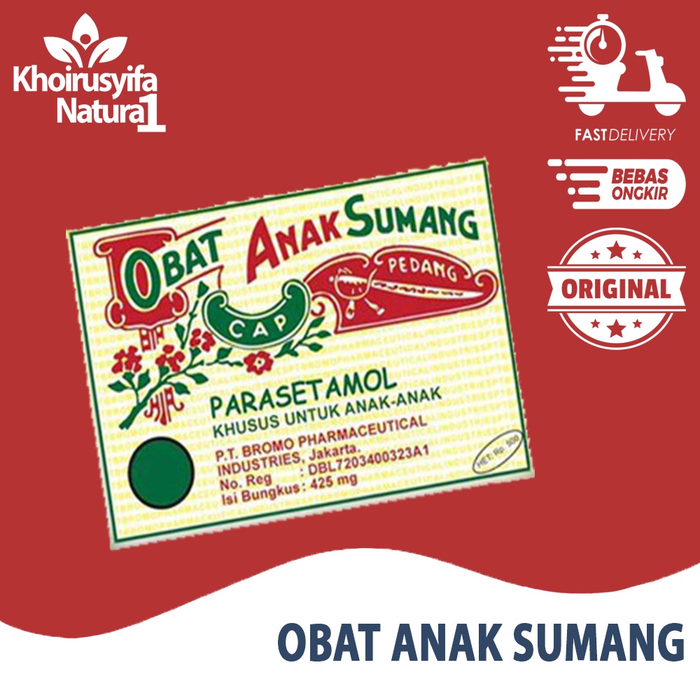 Jual OBAT ANAK SUMANG PUYER PARACETAMOL PENURUN PANAS DEMAM 1 SACHET ...
