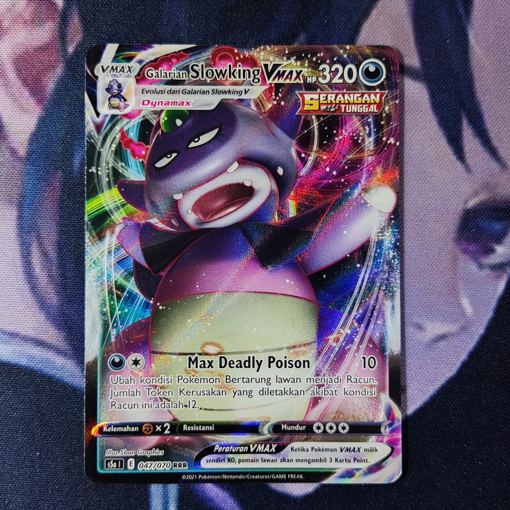 Jual pokemon (ID) galarian slowking vmax - S5a 047/070 - RRR | Shopee Indonesia