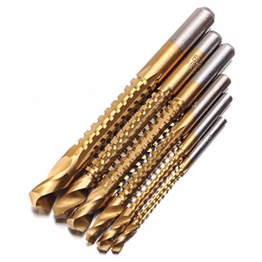 Jual Mata Bor Power Drill HSS Steel 6 PCS - DW1369 - Golden | Shopee ...