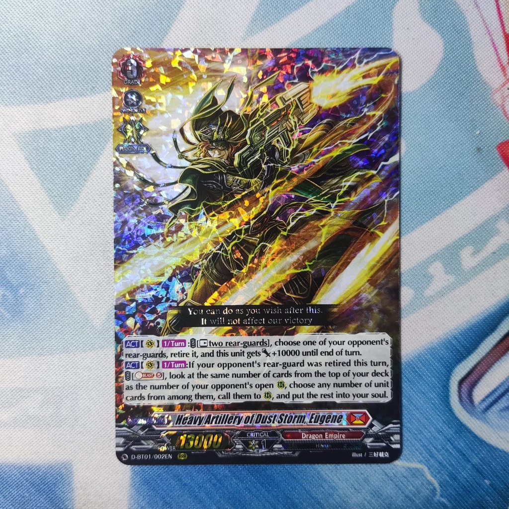 Jual vanguard heavy artillery of dust storm eugene D-BT01 RRR original | Shopee Indonesia