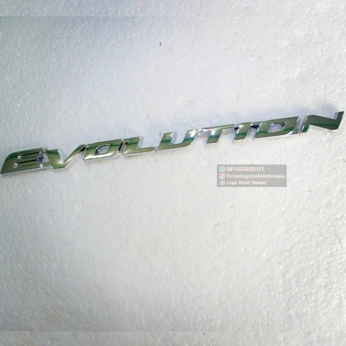Jual $$] Emblem logo Evolution mitsubishi lancer ukuran original bagasi ...