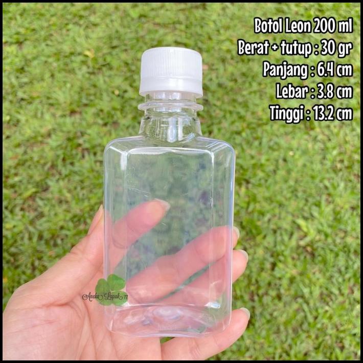 Jual Botol Leon 200 Ml Botol Plastik Tebal 200 Ml Botol Kopi Unik 200 ...