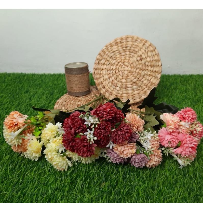 Jual bunga plastik aster terompet melati hias artificial | Shopee Indonesia